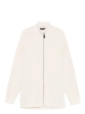 Balenciaga Zip-up Cardigan - White