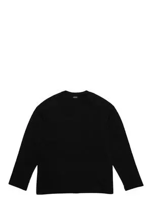 MAINLESS Waffle-knit T-shirt - Black