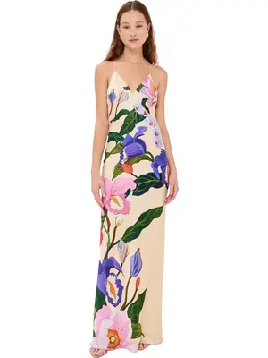 BORGO DE NOR Borgo De Nor Floral Print Maxi Dress