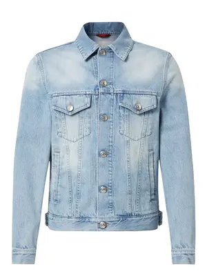Brunello Cucinelli Denim Trucker Jacket - Blue