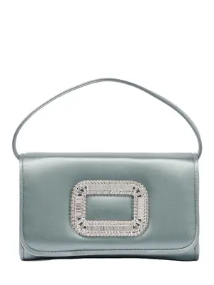 ROGER VIVIER Pilgrim Micro Clutch - Grey