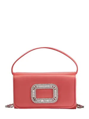 ROGER VIVIER Pilgrim Micro Clutch - Pink