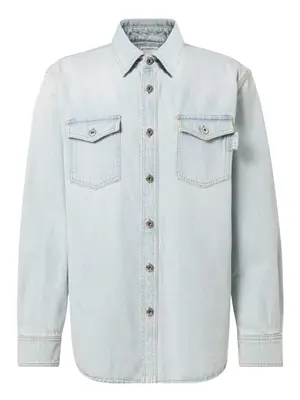 Bottega Veneta Denim Overshirt - Blue