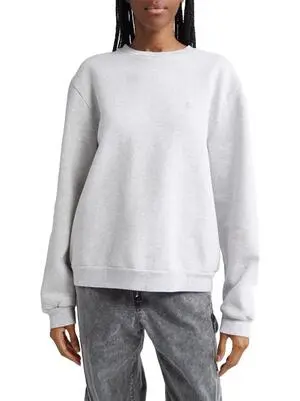ACNE STUDIOS Acne Studios Faihra U Face Patch Fleece Sweatshirt
