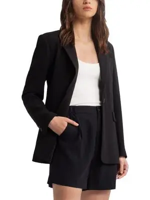 Nordstrom Ingrid Classic Fit Blazer - Black