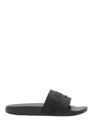 ALLSAINTS Biggy Logo Sliders - Black