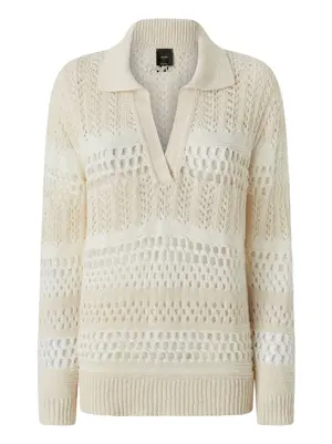 Pinko Cotton Sweater - White