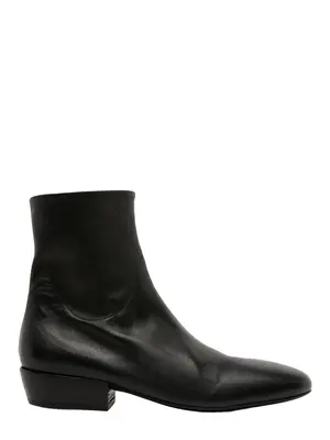 Marsèll Granblocco Leather Ankle Boots - Black