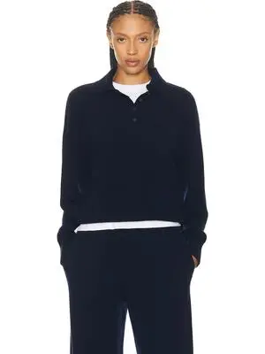 EAVES Hansen Wool Cashmere Sweater - Navy