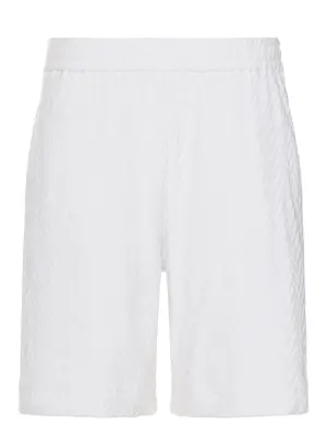 Missoni Textured Jersey Shorts - Arctic White