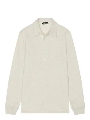 TOM FORD Rugby Polo Sweater - Light Grey