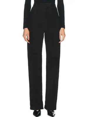 EAVES Blanca Suede Pants - Black