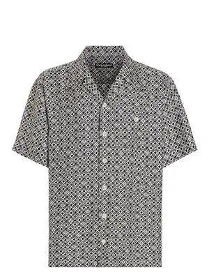 Dolce & Gabbana Silk Shirt With Tie - Print