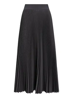 Dolce & Gabbana Pleated Woolen Circle Skirt - Grey