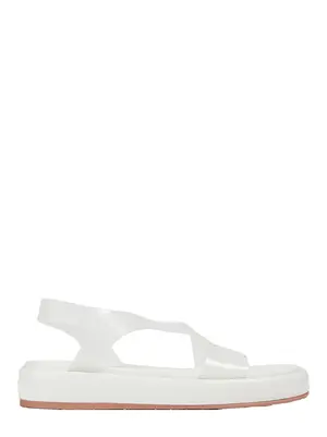 GIANVITO ROSSI Metropolis Tpu Slingback Sandals - White