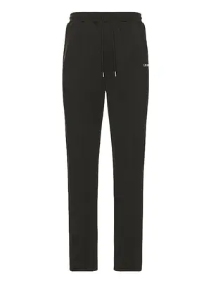 LES DEUX Ballier Casual Track Pants In Charcoal - Rosin