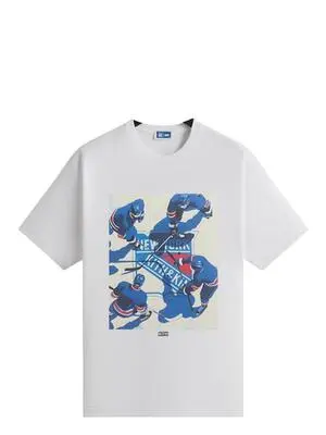 Kith X New York Rangers On Ice Vintage Tee Shirt - White