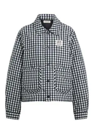 COACHTOPIA Loop Gingham Quilted Jacket - Black/cloud