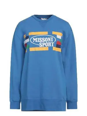 Missoni Missoni Sport Cotton French Terry Sweatshirt Blue