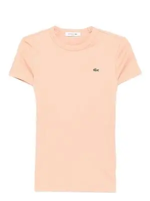 Lacoste Logo-patch T-shirt - Neutrals