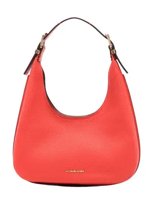 Michael Kors Logo Patch Shoulder Bag - Red