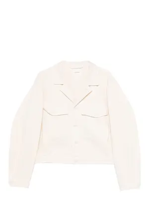 LEMAIRE Cropped Denim Jacket - Neutrals