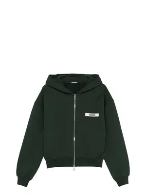 Jacquemus Le Hoodie Gros Grain - Green