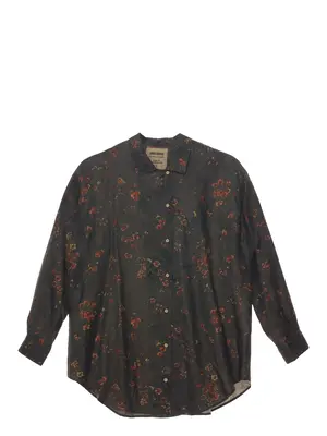 UMA WANG Tyesha Floral Blouse - Brown