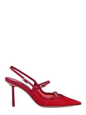 LE SILLA 80mm Morgana Slingback Pumps - Red