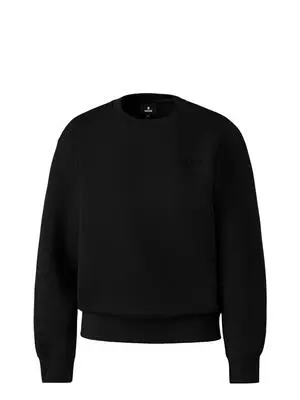 Mackage Julianna Double-face Jersey Sweatshirt - Black