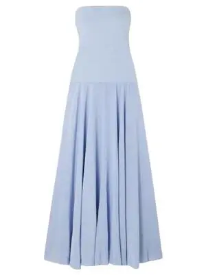ESSE STUDIOS Illi Strapless Maxi Dress - Blue