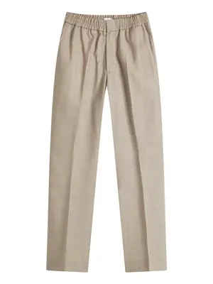 Ami Elasticated Waist Wool Trousers - Ash
