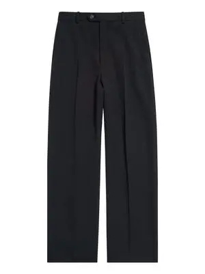 Balenciaga Baggy Tailored Trousers - Black