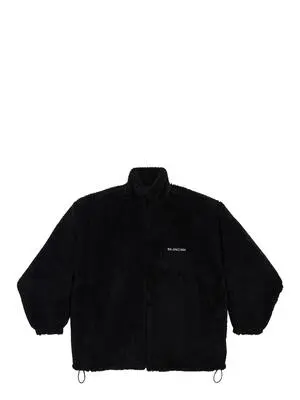 Balenciaga Back Zip-up Jacket - Black