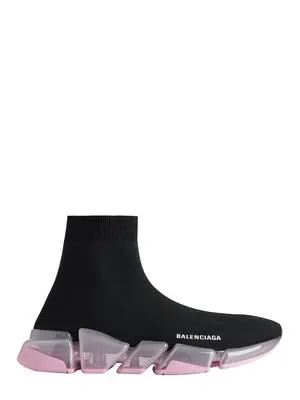 Balenciaga Speed 2.0 Recycled Knit Sneakers - Black