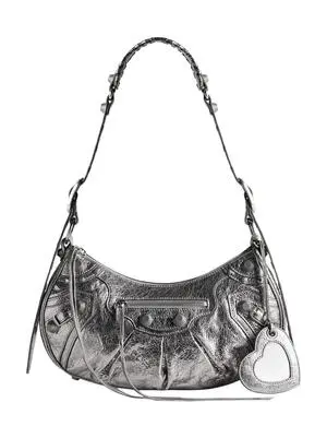 Balenciaga Le Cagole Small Shoulder Bag - Silver