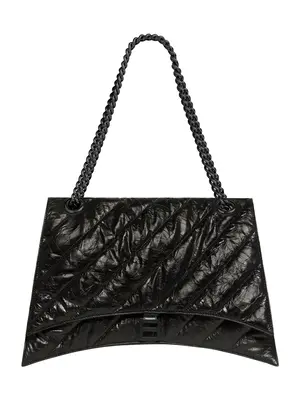 Balenciaga Crush Chain Bag Large - Black