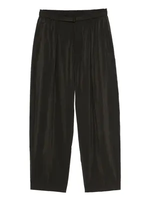 LEMAIRE Belted Trousers - Brown