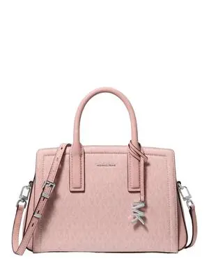 Michael Kors Laila Small Signature Logo Satchel - Pink