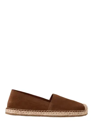Ralph Lauren Suede Espadrille - Brown