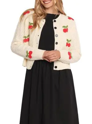 PETAL & PUP Petal & Pup Trudie Cherry Cardigan