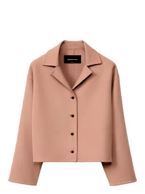 Fabiana Filippi Wool Cropped Jacket - Pink