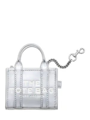 Marc Jacobs The Nano Tote Charm Silver