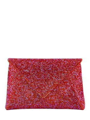 Tyler Ellis Small Lee Clutch Bag - Red