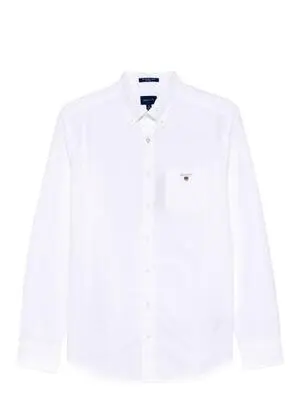 Gant Logo-embroidered Shirt - White