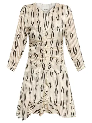 Isabel Marant Octavia Mini Dress - Neutrals