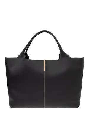 TOD'S Leather Tote - Black