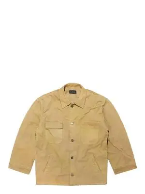 MAINLESS Madness Distressed Cotton Jacket - Yellow