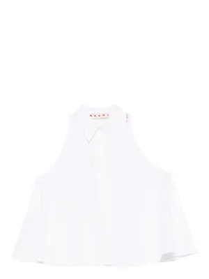 Marni Organic Cotton Tank Top - White
