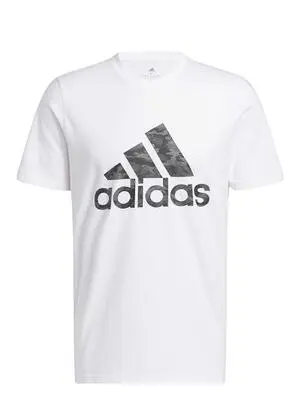 Adidas Camo Short Sleeve Tee Shirt - White